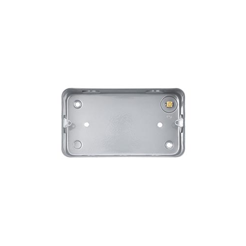 Saxby Lighting Metal Clad 2g Surface Metal Box With Ko's MC902 UK