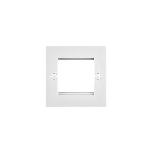 Saxby Lighting Square Edge 2g Modular Faceplate (2 Modules) SEMFP2 UK