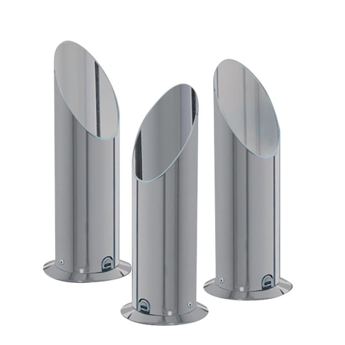 Searchlight Uplighter Table Lamp - Satin Silver 1561SS UK