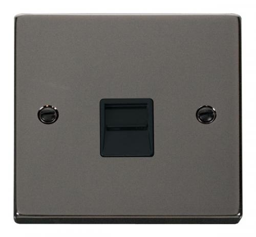 Click VPBN120BK Single Telephone Outlet Master UK