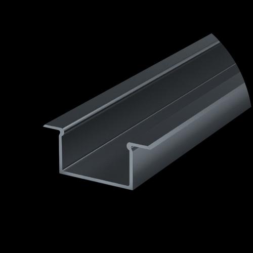 DTS 2 Metre 20mm Double Width Deep Recessed LED Profile (Anthracite ...