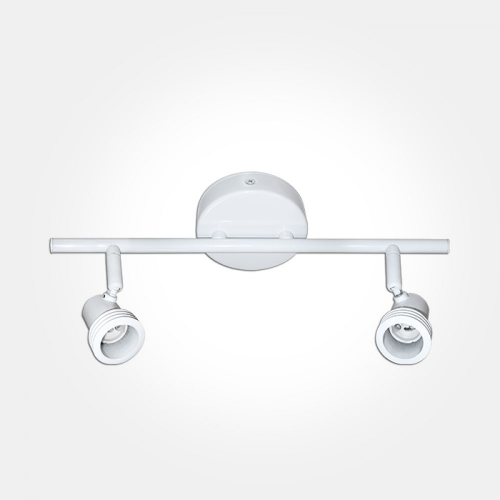 Eterna GU10 Twin Spotlight Bar (White) SPOT2WH UK