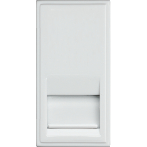 Hager RJ11 Modem Euromodule (White) WMMRJ11 UK