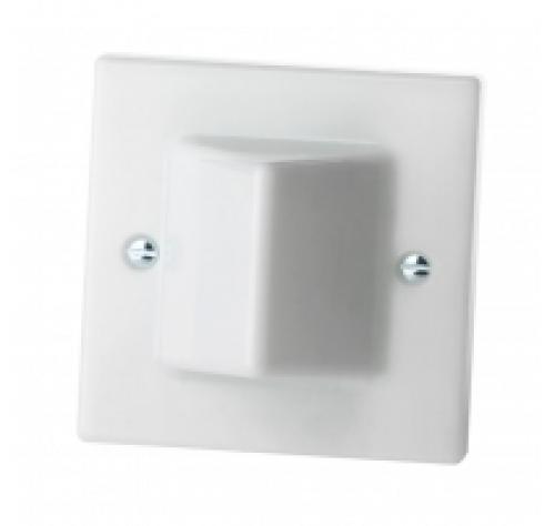C Tec Quantec Addressable Overdoor Light with Sounder (White) QT606A UK